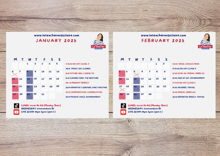 Aprende Inglés Online con La Teacher Miss Claire